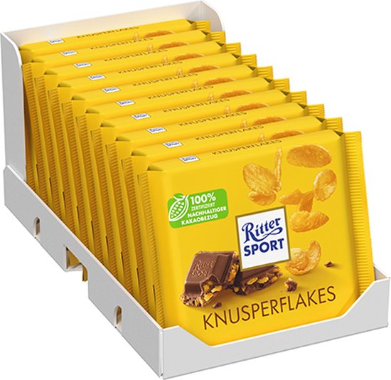 Ritter Sport - Cornflakes - 10x 100g | bol