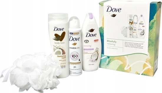 Dove Geschenkset - Blissfully Relaxing - Douchegel / Bodylotion / Deo ...
