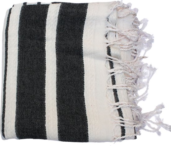 Santorini Breeze Turkse Baddoek 90 x 190 cm, 100% Bamboe, Hamamdoek ...