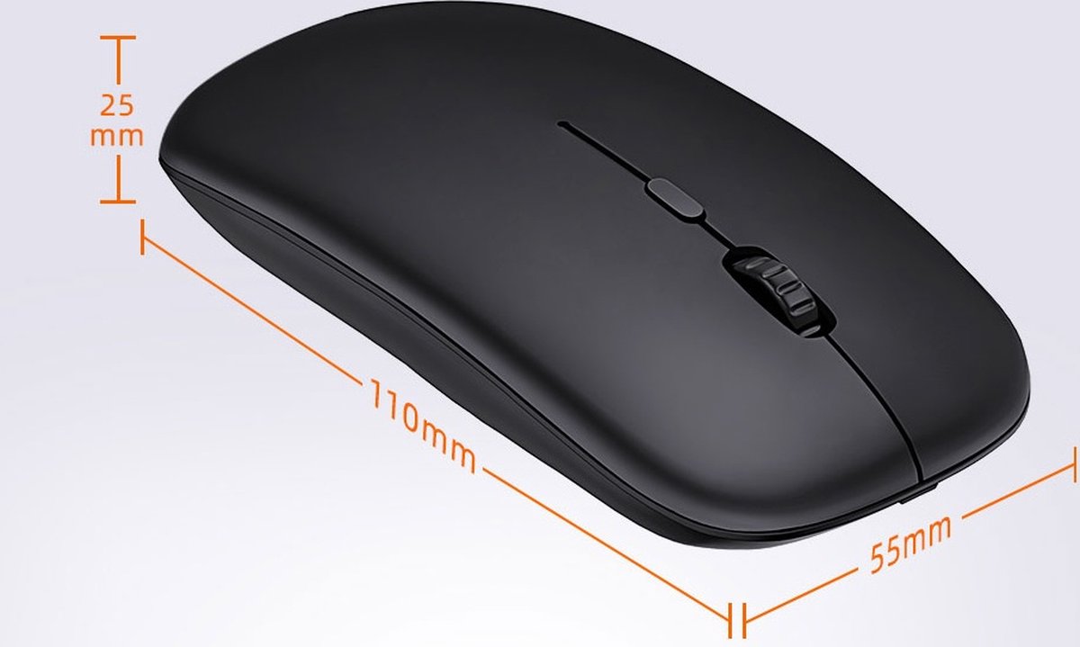 Draadloze LED Bluetooth Muis - Ergonomisch - RGB - Laptop en Gaming ...