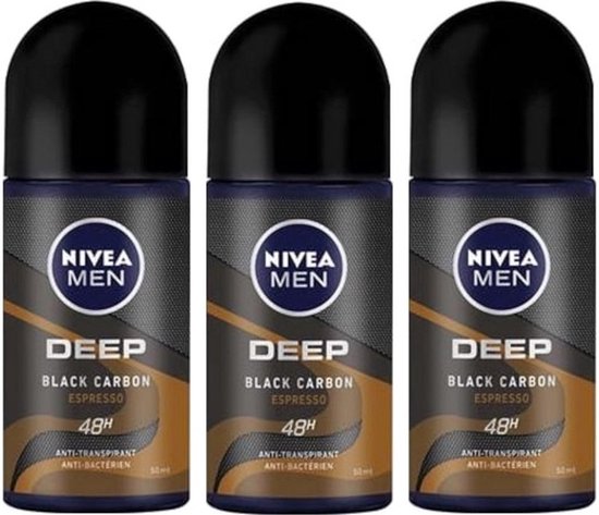 NIVEA Deo Roller Deep Espresso 3 x 50 ml | bol