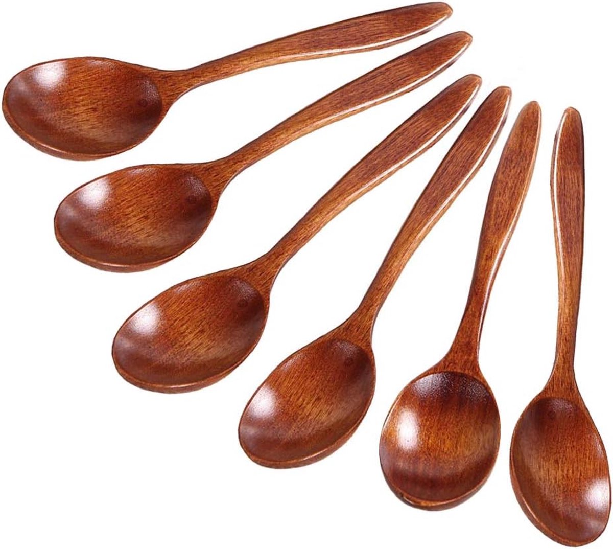 Houten Lepel Set Handgemaakte Houten Lepel Craft Voor Thee Koffie ...