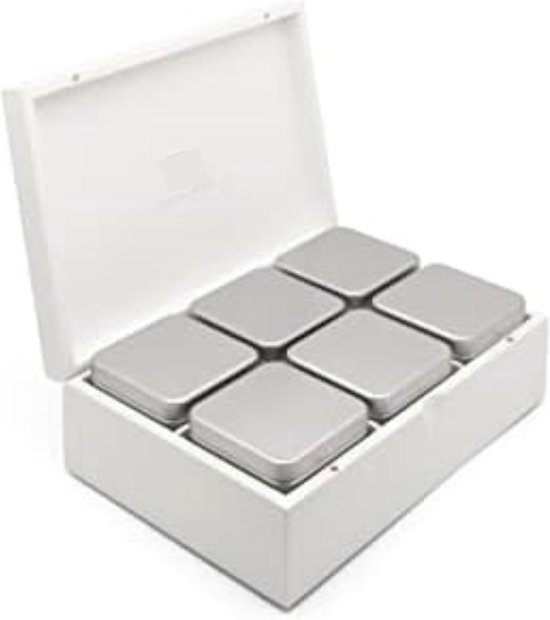 Gratyfied - Theedoos 12 Vaks - Theedoos Zwart | bol