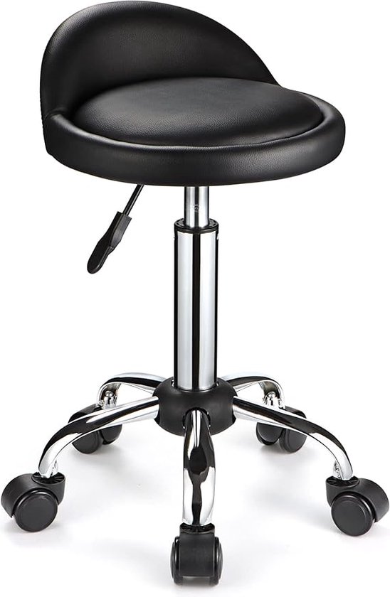 rolkruk - Roller Stool with Footrest Office Stools Height adjustable | bol