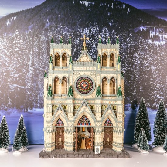 Lemax - 'St. Patrick's Cathedral' - Verlicht gebouw - Exclusief adapter ...