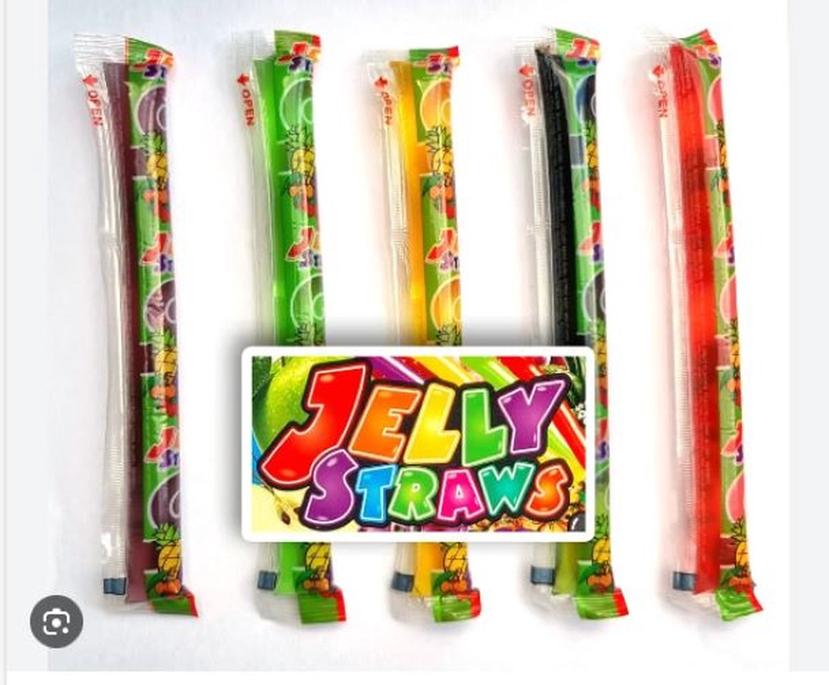 Jelly Straws Tiktok - Jelly Sticks Tiktok - Fruit Mix Funny Sticks -300 ...