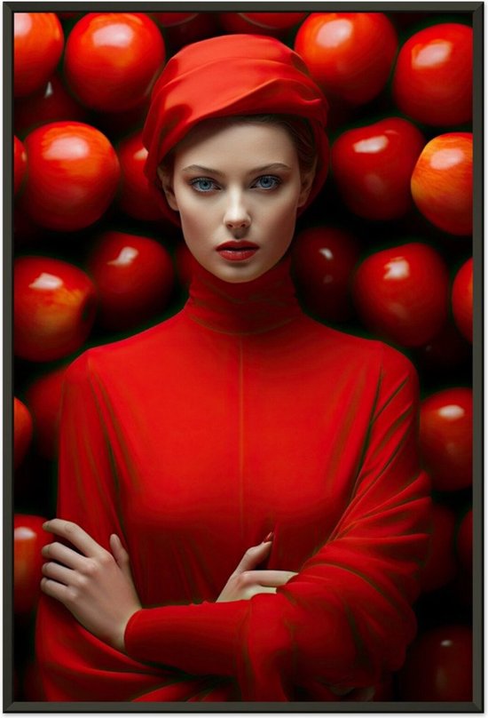 Fruit Loops - Red - Posters - Metal Framed - Portret | bol