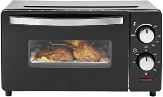 Mini Oven Vrijstaand - Kleine Oven - Zwart - 9L | bol