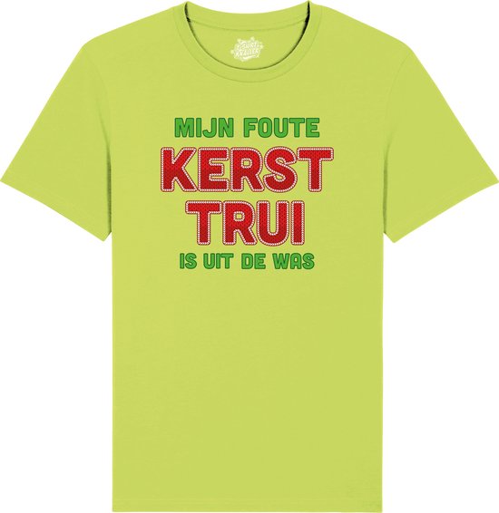 Mijn Foute Kersttrui Is Uit De Was - Groen / Rood - kerstcadeau - Dames ...