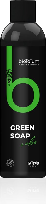 BioTaTum - Green Soap 250ml | Green Tattoo Soap | Milde Professionele ...