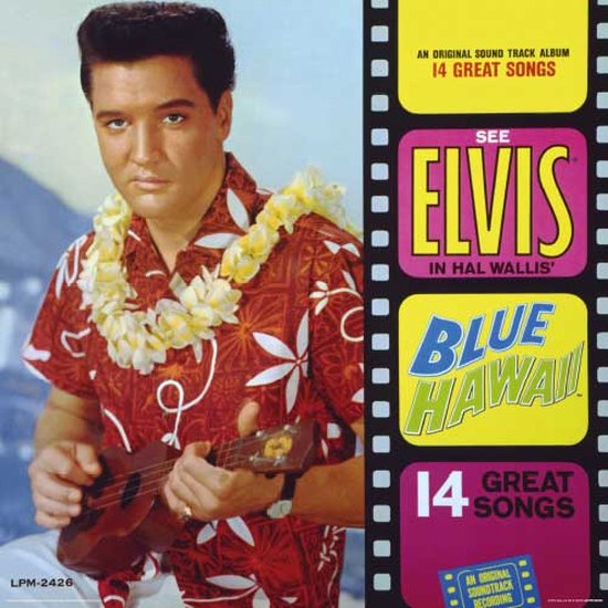 Elvis Presley Blue Hawaii Album Cover 30.5x30.5cm | bol