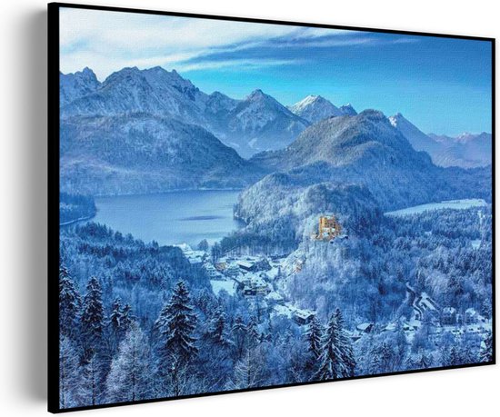 Akoestisch Schilderij De witte bergen Rechthoek Horizontaal Pro XXL ...