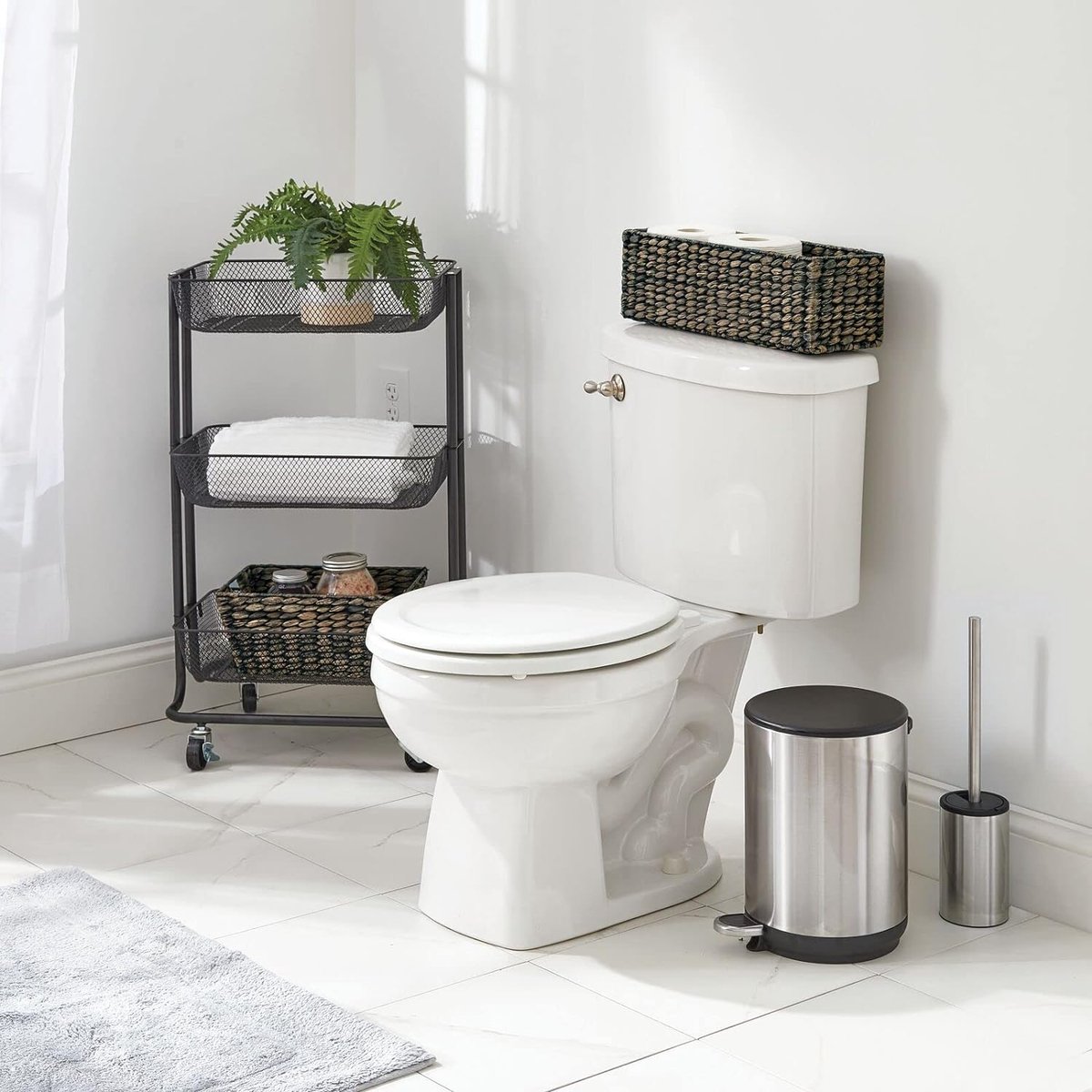 Badkamermand - opbergmand - praktisch/voor het opbergen van ...