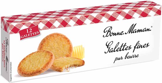 Bonne Maman Galettes fines pur beurre / 3 doosjes van 90gr | bol