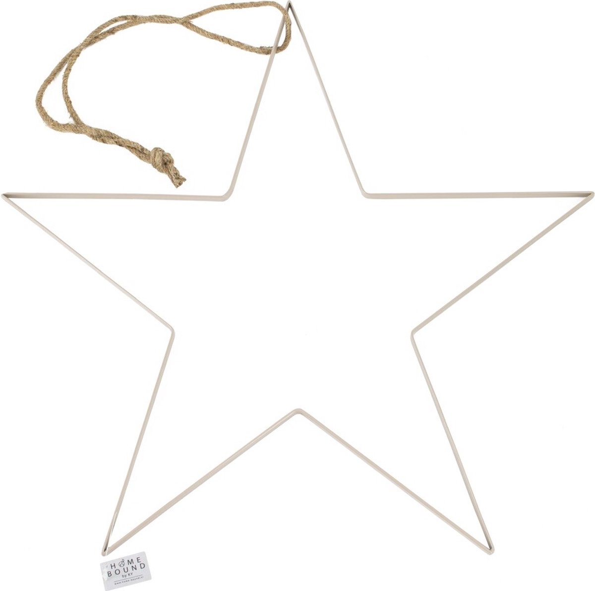 Metalen ster sand | bol
