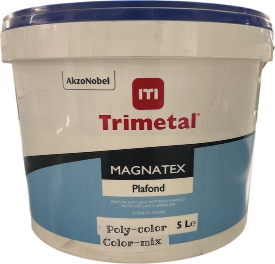 Trimetal Magnatex Plafond - Goed dekkende matte plafondverf voor binnen ...