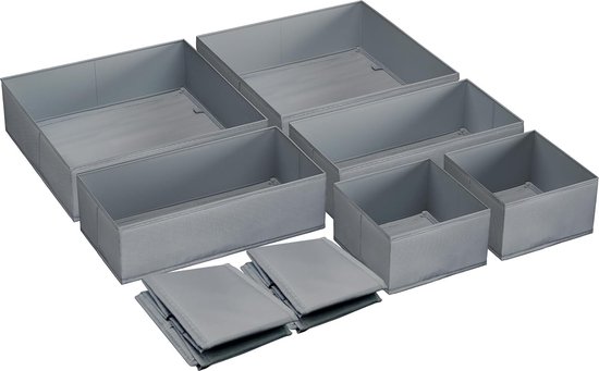 Lade-organizer/opbergsysteem, 8 stuks, opvouwbare opbergdoos met ...