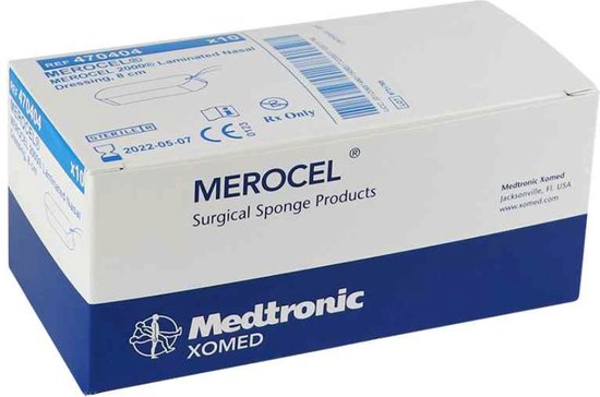 Merocel 2000 neustampon 8cm, 10 stuks (470404) | bol