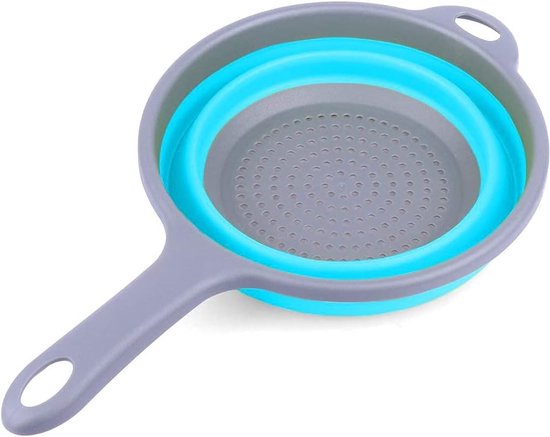 Keuken Opvouwbare siliconen zeefvergiet, inklapbare vergiet met ...