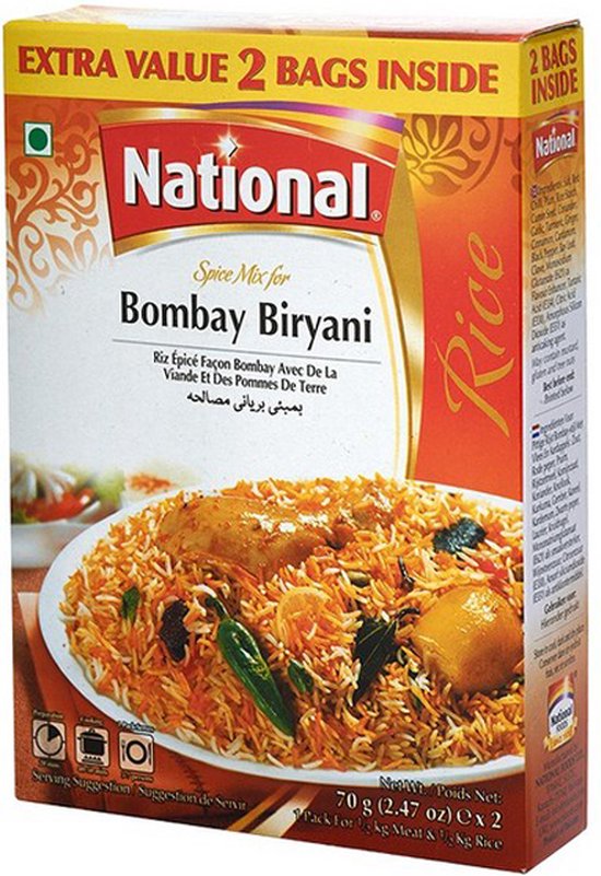 National Spice Mix For Bombay Biryani (110g) | bol
