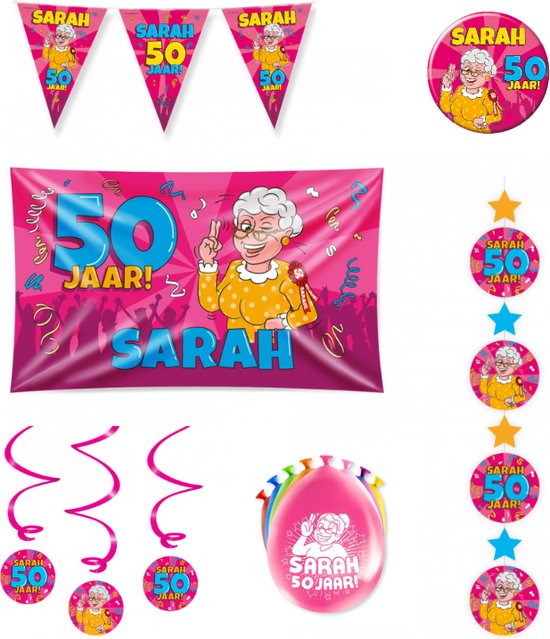 Sarah Cartoon Versiering pakket - M | bol