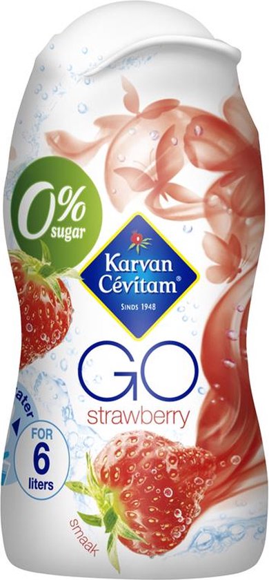 Karvan Cevitam Go - Limonade - Aardbei - 12 x 48ml | bol