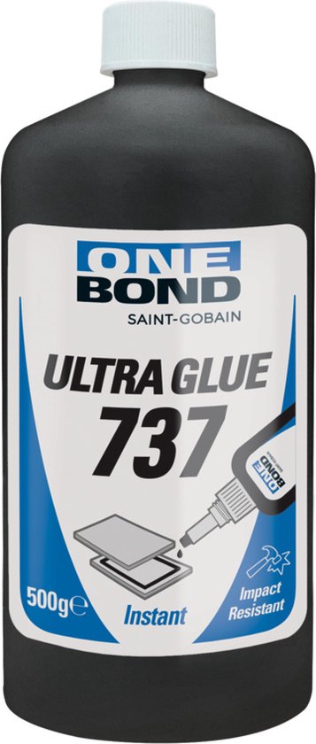 OneBond - Secondelijm 737 - Slag en stootvast - 500gr | bol
