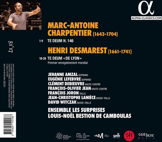 Ensemble Les Surprises, Louis-Noël Bestion De Camboulas - Charpentier & Desmarest: Te... | bol