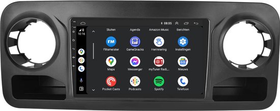 Mercedes Sprinter Autoradio | 2018 t/m 2023 | Draadloos Carplay ...