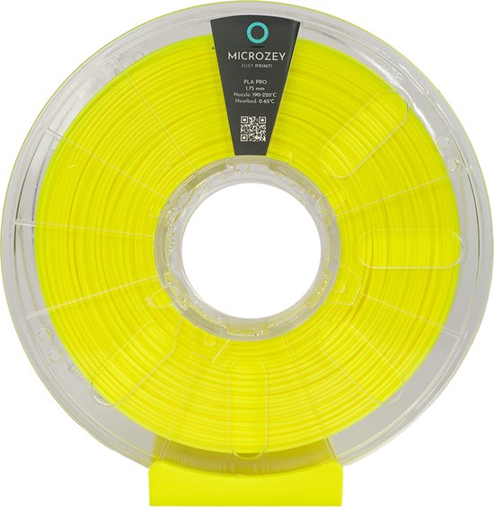 MICROZEY PLA HYPER/SPEED NEON YELLOW FILAMENT 1 KG 1.75 MM | bol
