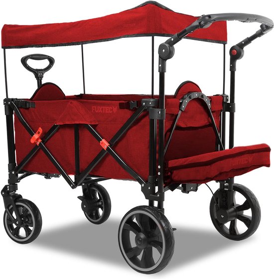 FUXTEC Bolderkar - Premium Compact - opvouwbar - FX-CTC850 - rood | bol