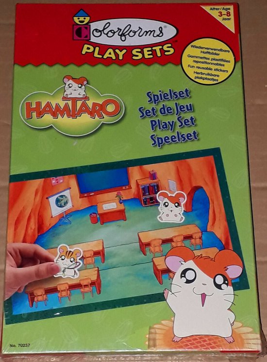 Hamtaro Ham Colorforms Speelset - Zeldzaam Vintage New Japan/Hasbro | bol