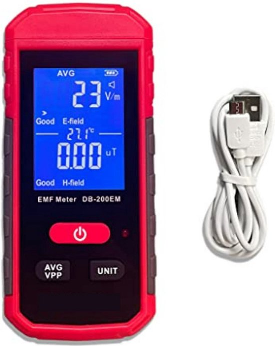 Emf Meter - Rood | bol