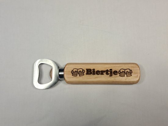 Bieropener met tekst Biertje | bol.com