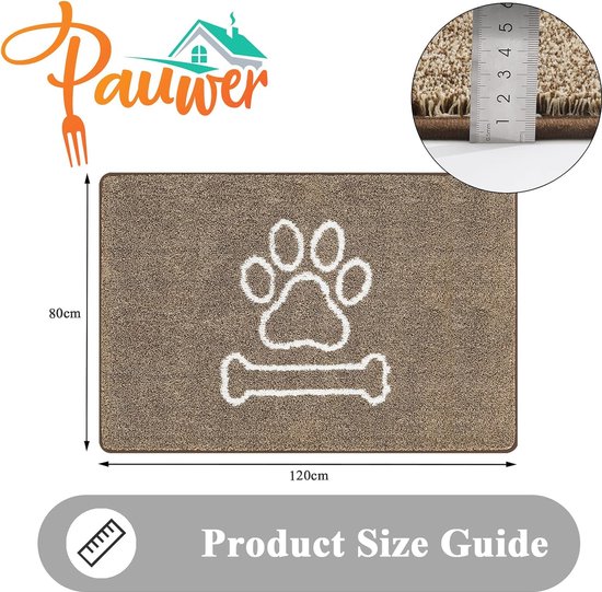 Dirt Trapper Mat, Anti-Slip, 60 x 90 cm, Wasbaar, Duurzame Deurmat ...