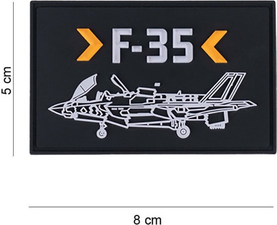 Embleem 3D PVC F-35 | bol