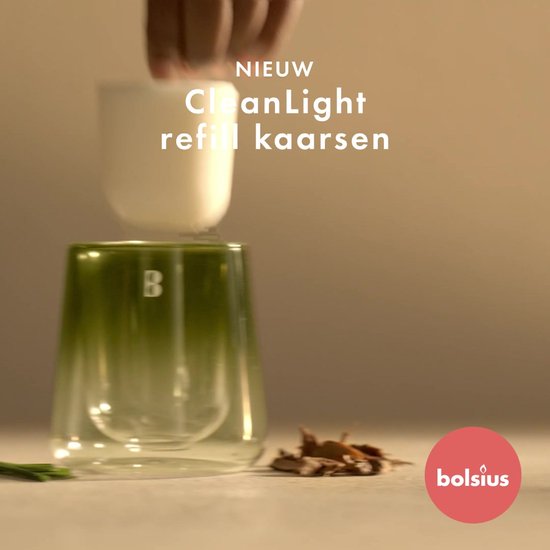 Bolsius - CleanLight - 12 Gegeurde Navullingen - Gardenia & Fig ...
