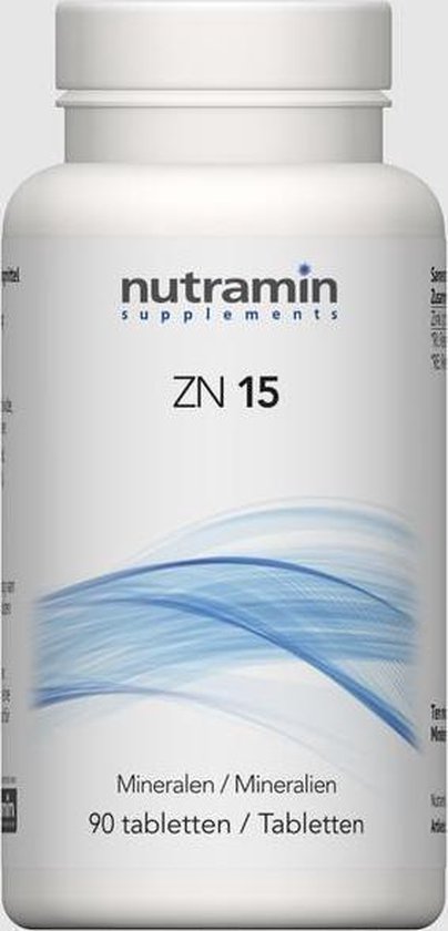 Nutramin NTM-Zn 15 - 90 Tabletten | bol