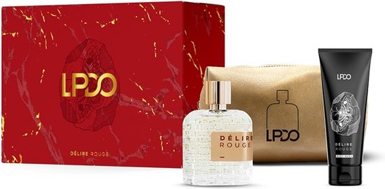 LPDO Délire Rouge cadeauverpakking eau de parfum Intense 100ml, bad en ...