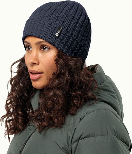 Jack Wolfskin Rib Knit Muts Unisex - Maat One size | bol