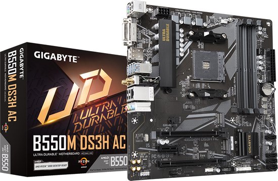 B550M DS3H AC (B550,AM4,mATX,DDR4) | bol.com