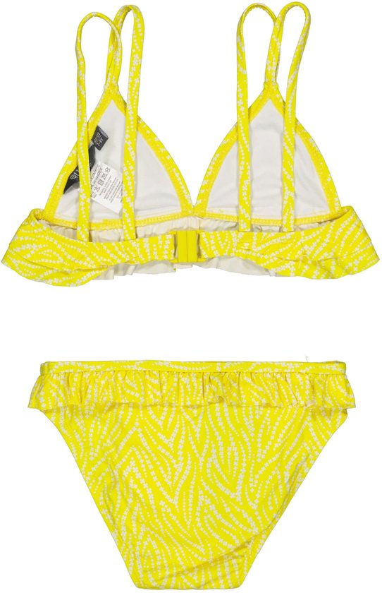 Quapi Meisjes bikini - Sanne - AOP zonnig geel zebra | bol