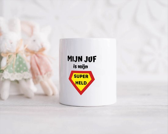 Akyol - mijn juf is mijn superheld Spaarpot - Juf - super juf ...