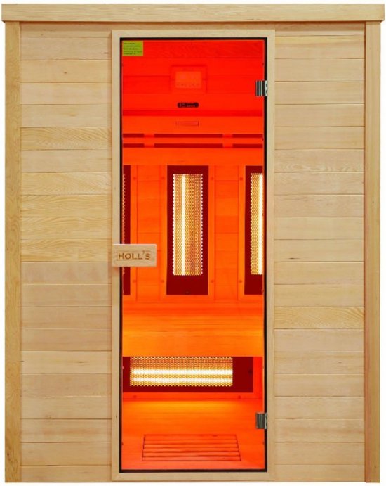Infraroodsauna / infraroodcabine voor 3 personen - Holl's PureWave 3 ...