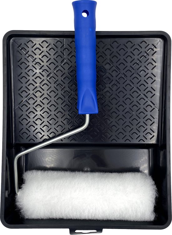 DULA muurverfset - 27 x 23cm - verfset met verfroller - verfbak | bol