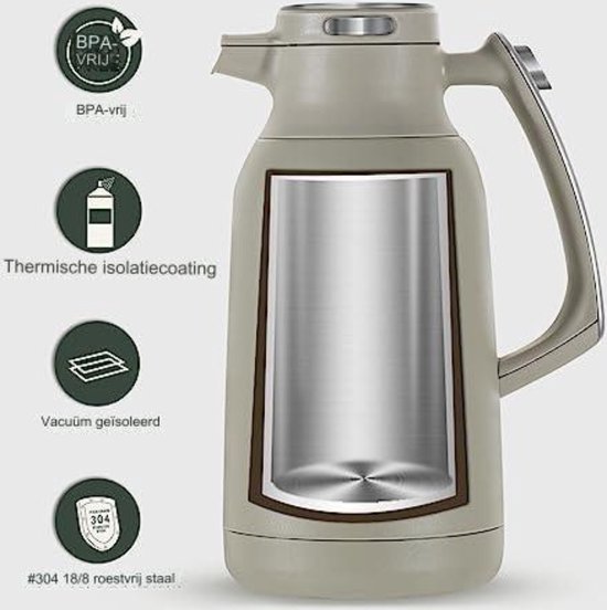 Thermoskannen met pracht en praal - Koffiekan | bol