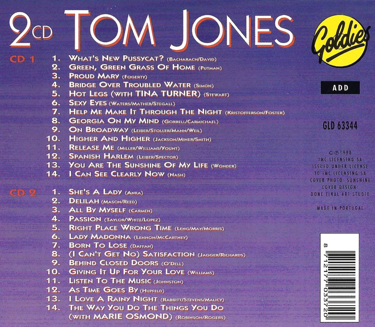 Tom Jones, Tom Jones | CD (album) | Muziek | bol