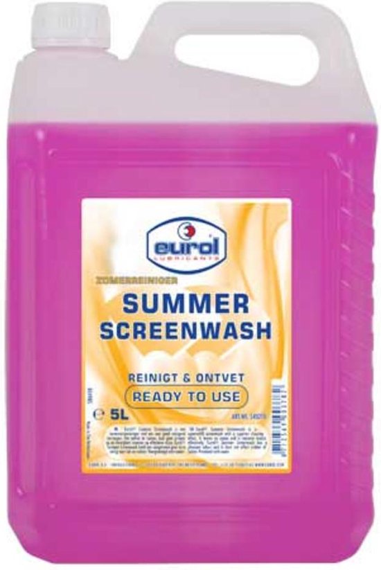 Eurol Screenwash Summer Ready to Use (5L) | bol