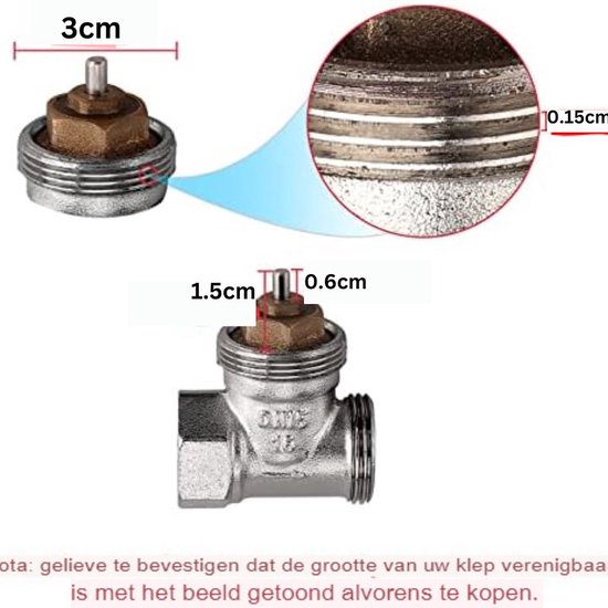 Thermostaatkraan radiator - Slimme radiatorknop | bol