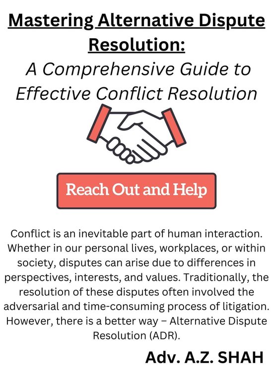 Mastering Alternative Dispute Resolution: A Comprehensive Guide to Effective Conflict... | bol